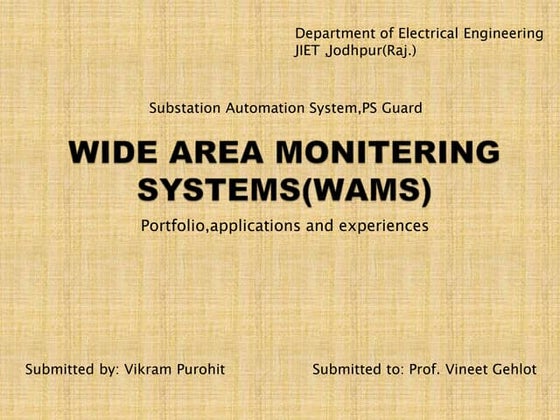Web based power quality monitoring system | PPT