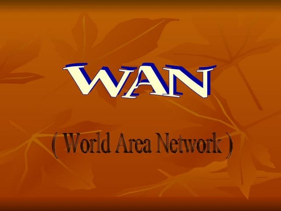 Lan and wan | PPT