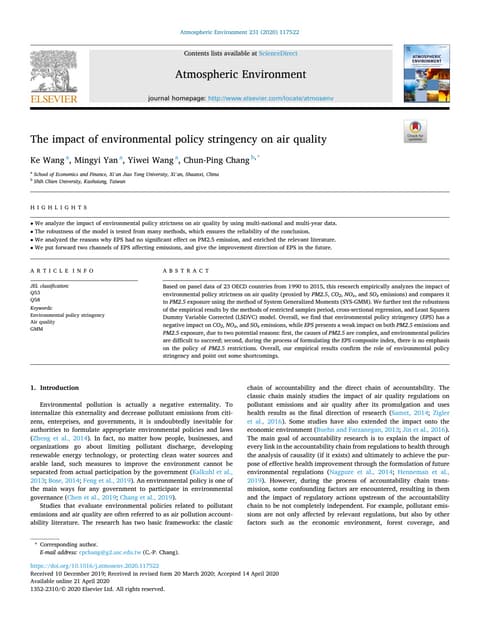 Predicting Air Pollution Level Ppt