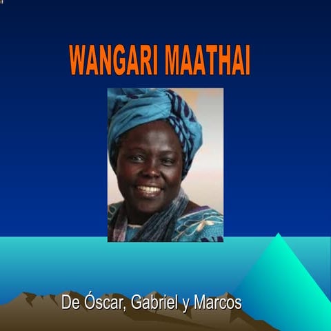 Wangari maathai | ODP