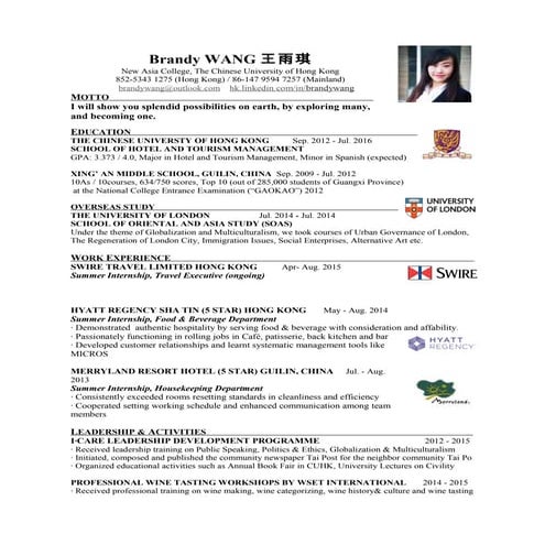 Self-Branding of Brandy 2015-5-14 | DOC