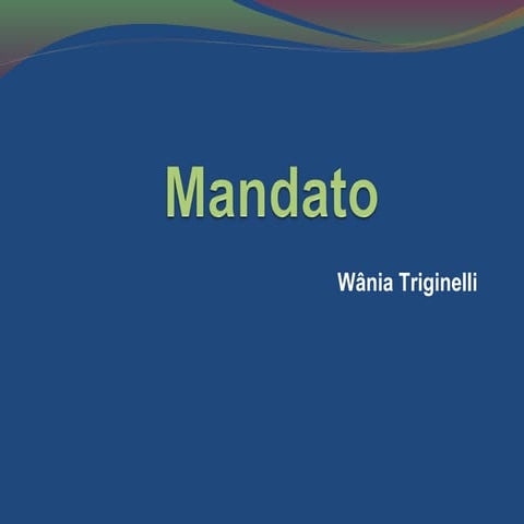 Mandato | PPT