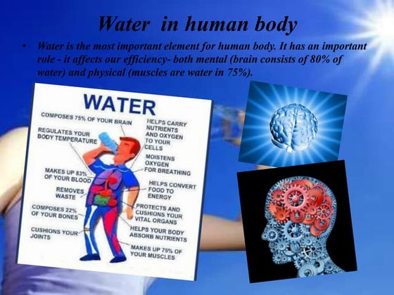 Importance of water to human beings | PPT | Digestive Disorders ...