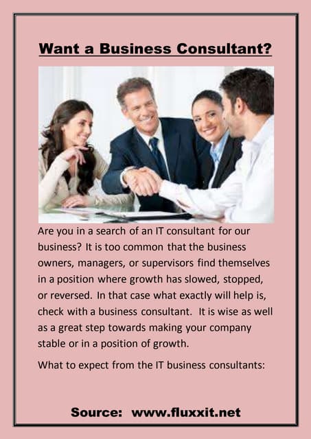 Why you should hire a business consultant | PPT