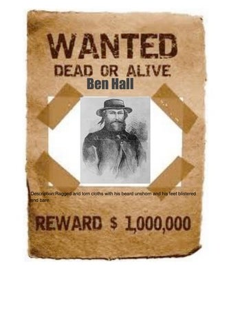 Ben hall wanted poster | PDF