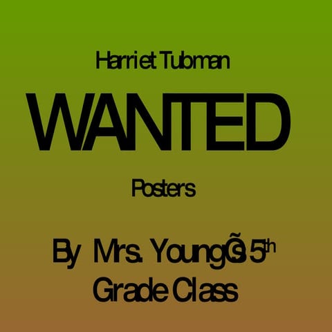 Wanted Posters | PPT