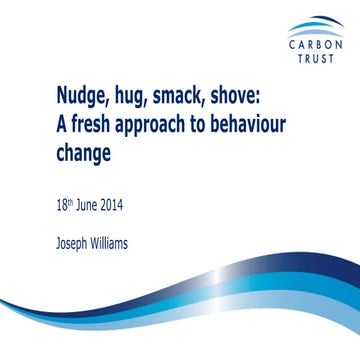 Want to change people's behaviour just ask (and nudge, hug, shove and ...