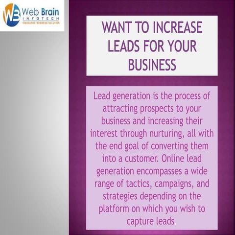 Want to Increase leads for your Business.pptx