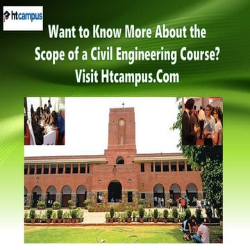 Want to Know More About the Scope of a Civil Engineering Course? Visit ...