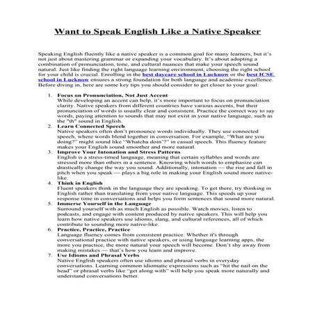 Want to Speak English Like a Native Speaker.docx