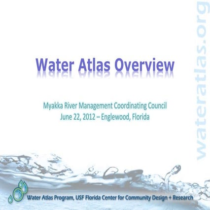 Water Atlas Overview | PDF