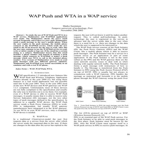 Wap | PDF | Email | Internet