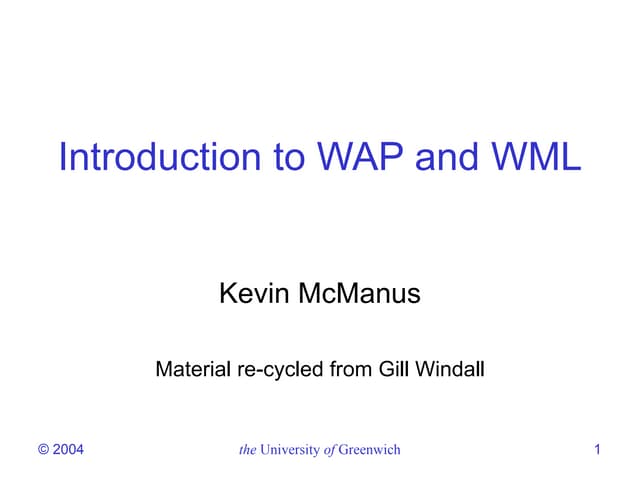 Wireless languages and content generation technologies | PDF