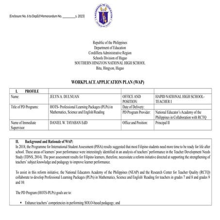 S5_SD_Workplace Application Plan in in HOTS.pptx