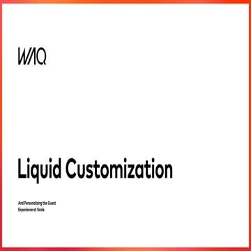 Liquid customization - Megan Meeker | PPT