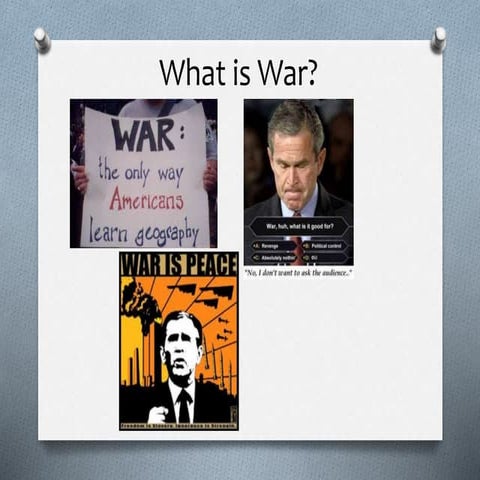 War and its types. | PPTX