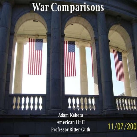 War Comparisons | PPT
