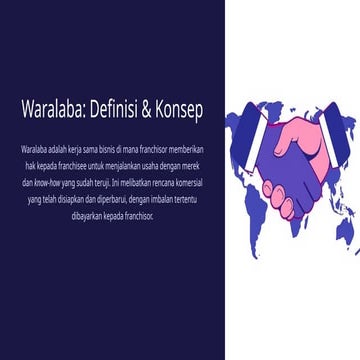 waralaba atau franchise kerja sama bisnis | PPTX
