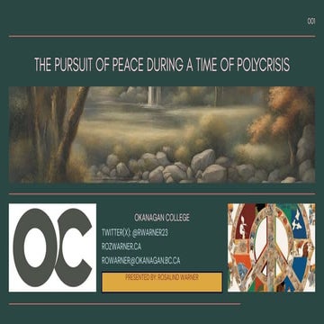 The Pursuit of Peace in a Time of Polycrisis | PPT