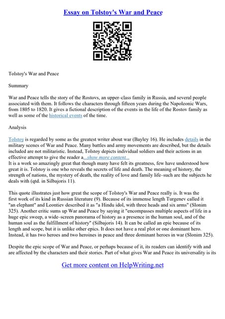 Essay On World Peace | PDF
