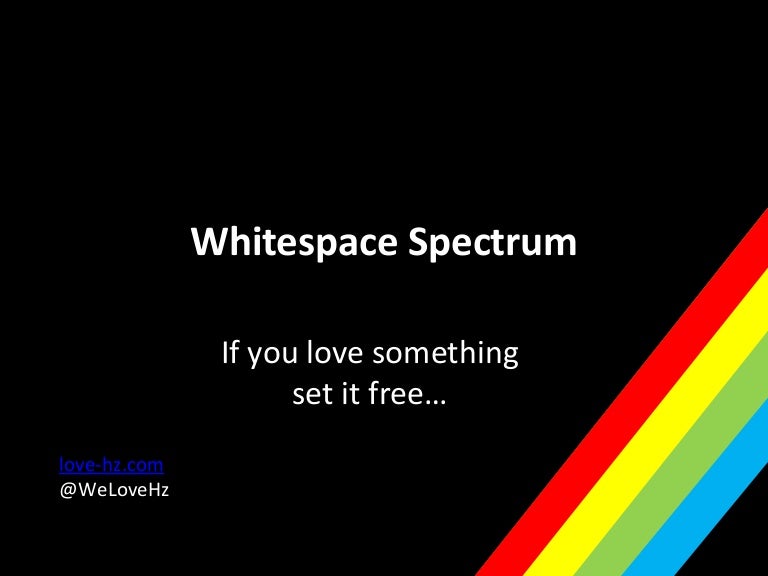 Whitespace Spectrum - Set It Free