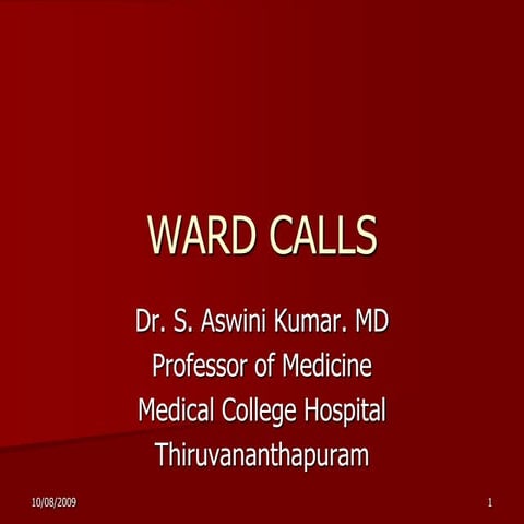 Ward Calls | PPTX