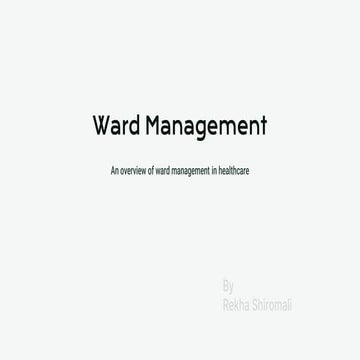 ward management in all hospitals.pptx