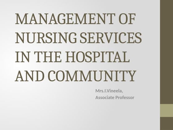 Ward Management | PPT