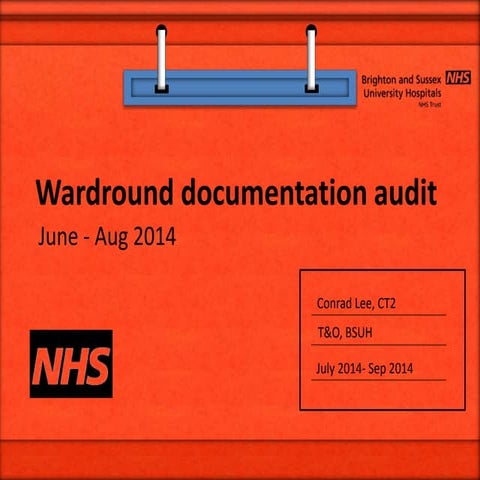 Wardround documentation audit | PPTX