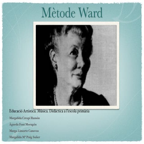 Mètode Justine Ward | PPT