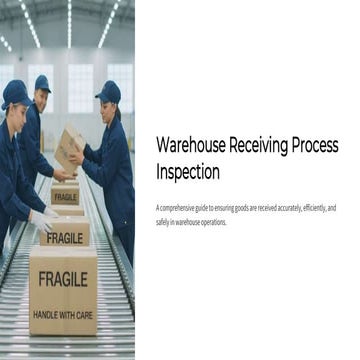 Warehouse receiving process inspection with eAuditor Audits ...