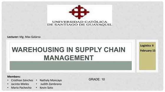 Example Warehouse Monthly Report Template | DOCX | Logistics | Business