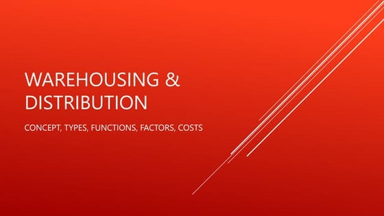 Goods inward procedure, inspection and documentation | PPT