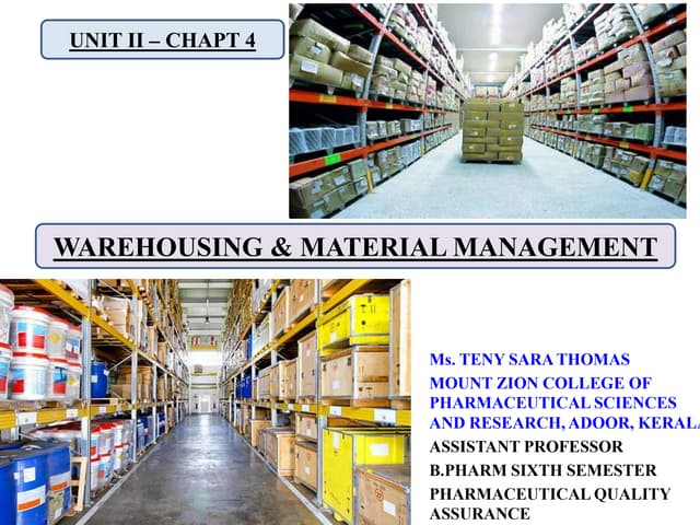 warehouse sample warehouse management policy and procedures guidelines ...