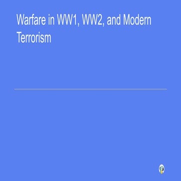 Warfare-in-WW1-WW2-and-Modern-Terrorism.pptx