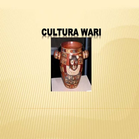 8 la cultura wari triptico | PDF
