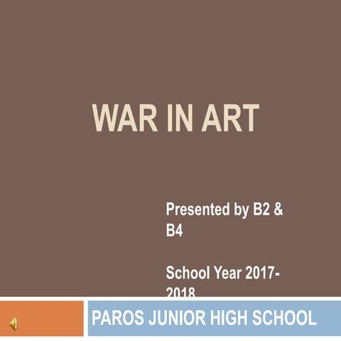 War in art 2017 2018. | PPTX | Painting | Arts and Crafts