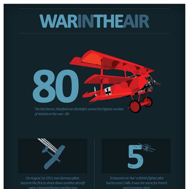 First World War infographic: The War in the Air | PDF