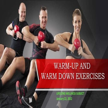 Warm up & cool-down | PPT