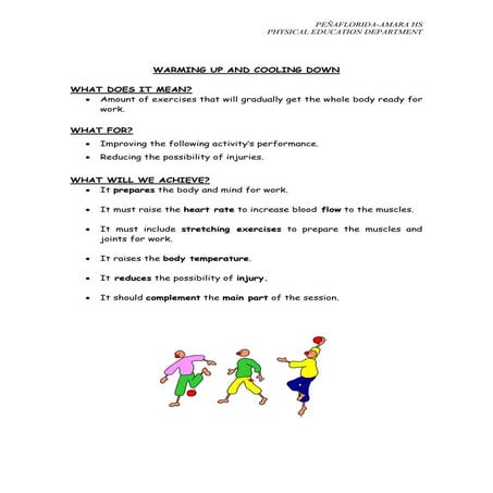 Warming up and cooling down 2 | PDF