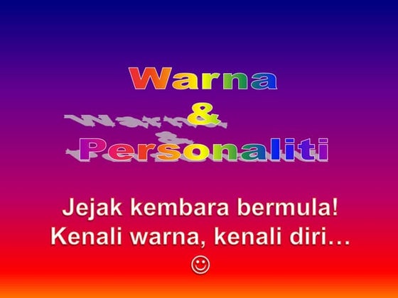 Inventori Personaliti Warna Sidek | PPTX