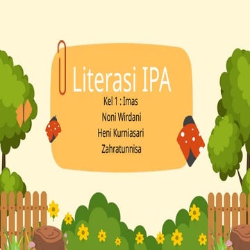 Warna Warni Lucu Ilustrasi Taman Tugas Kelompok Presentasi_20250427 ...