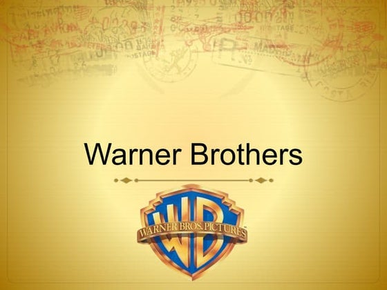 Warner Bros Presentation | PPT