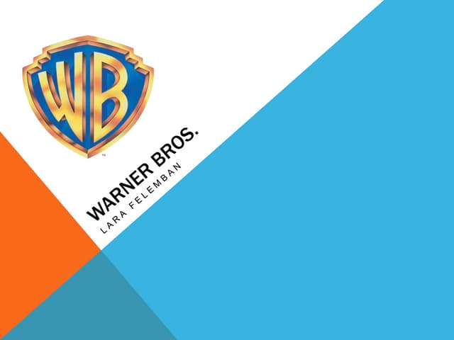 Warner bros presentation | PPTX | Video Production | Content Production