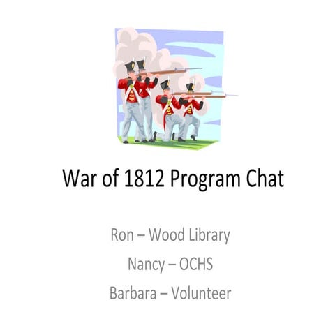 War of 1812 Program Planning | PPT