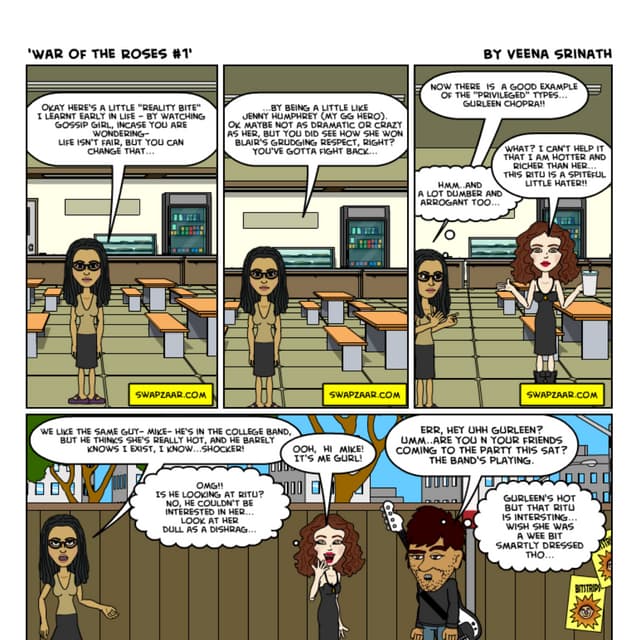 War of roses no 1 comic strip by swapzaar | PDF