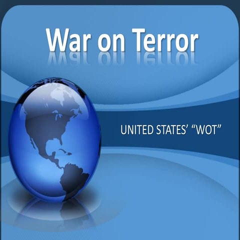 War on terror - BrassTacks Presentation | PPTX