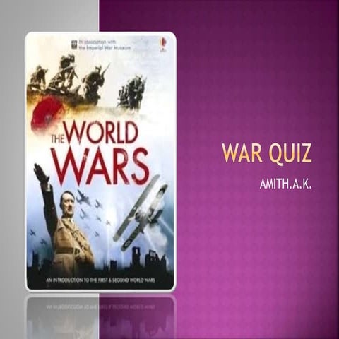 War quiz - 2014 | PPTX