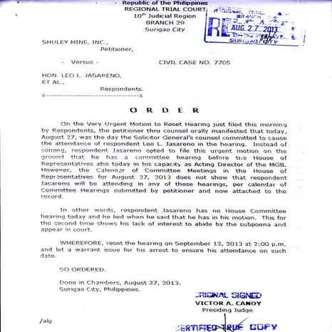 Warrant order-vs-jasareno | PDF