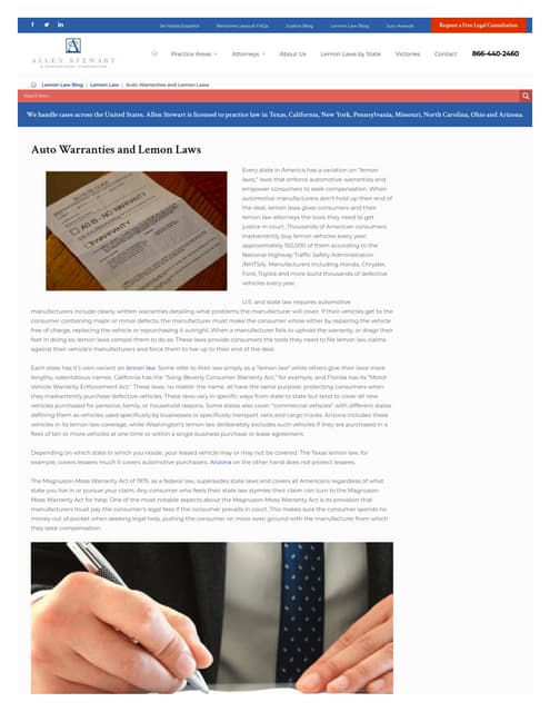 "Unlocking the Mysteries of New Mexico's Lemon Law: Your Comprehensive ...